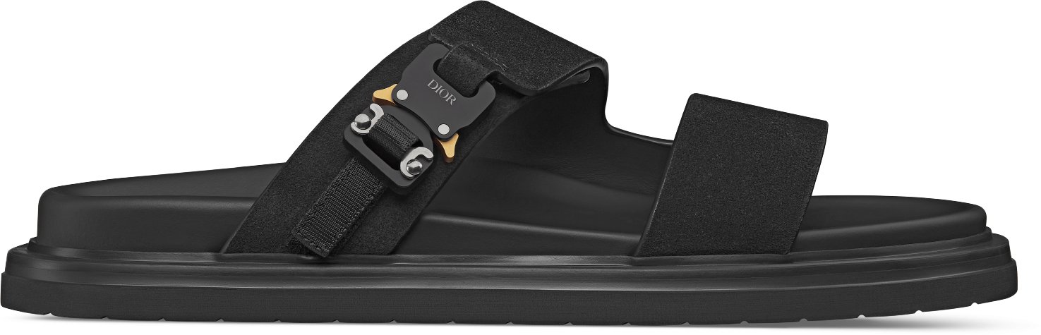 Dior Aqua Sandal Dior Gray Suede | DIOR