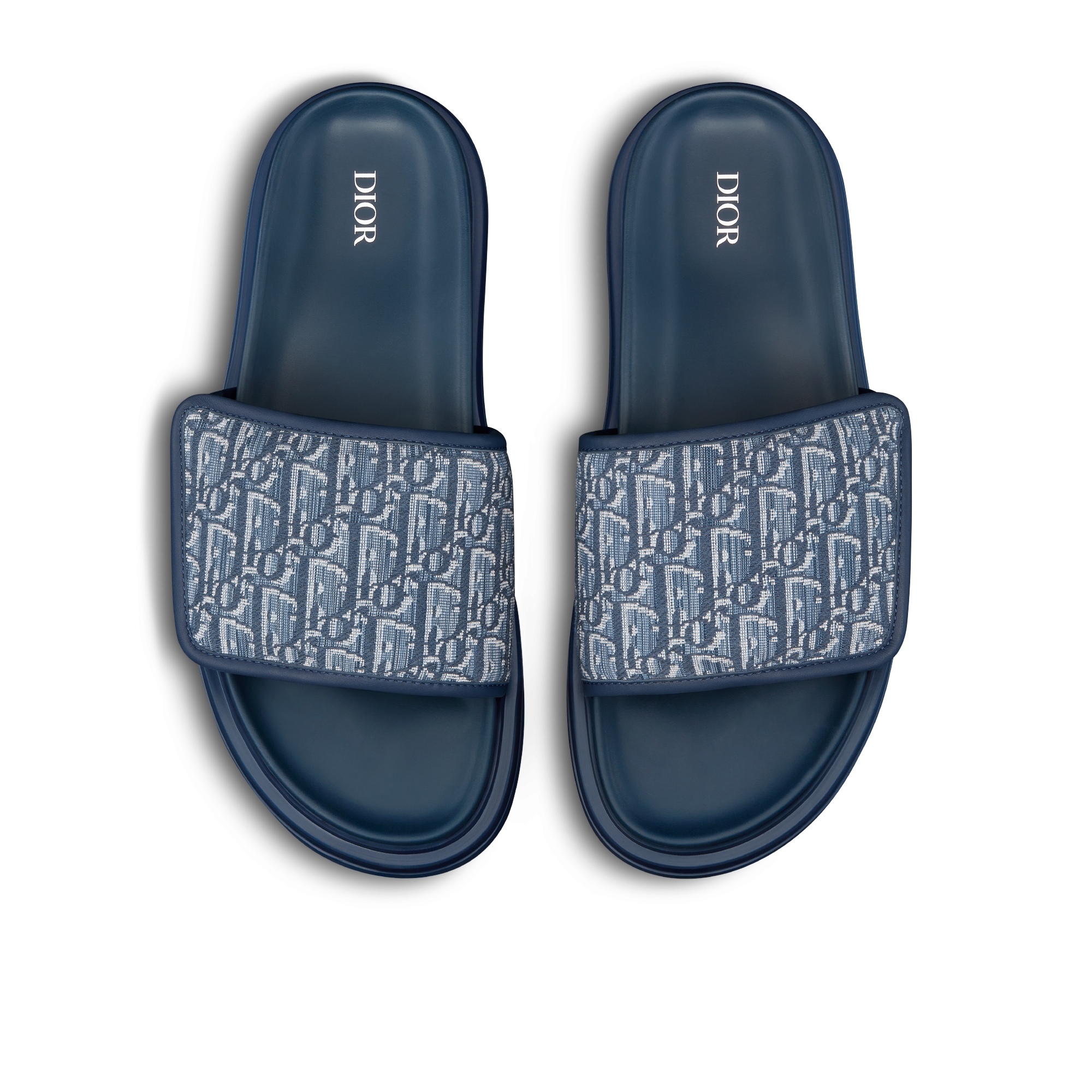 Dior Aqua Sandal Blue Dior Oblique Jacquard | DIOR