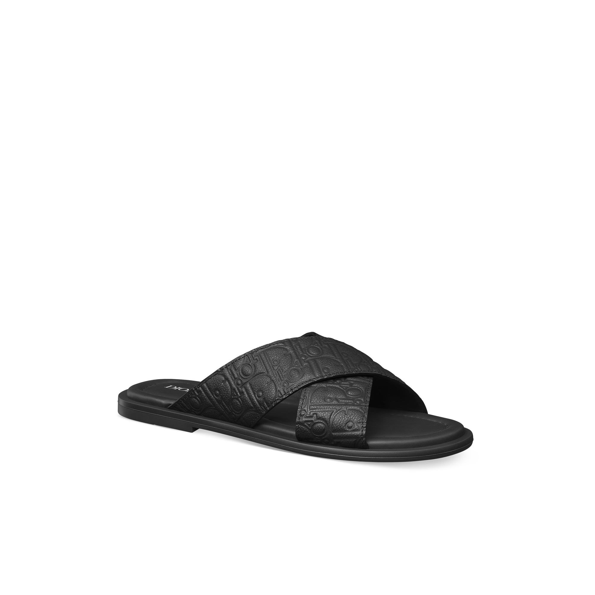 Dior Alias Sandal Black Dior Gravity leather | DIOR