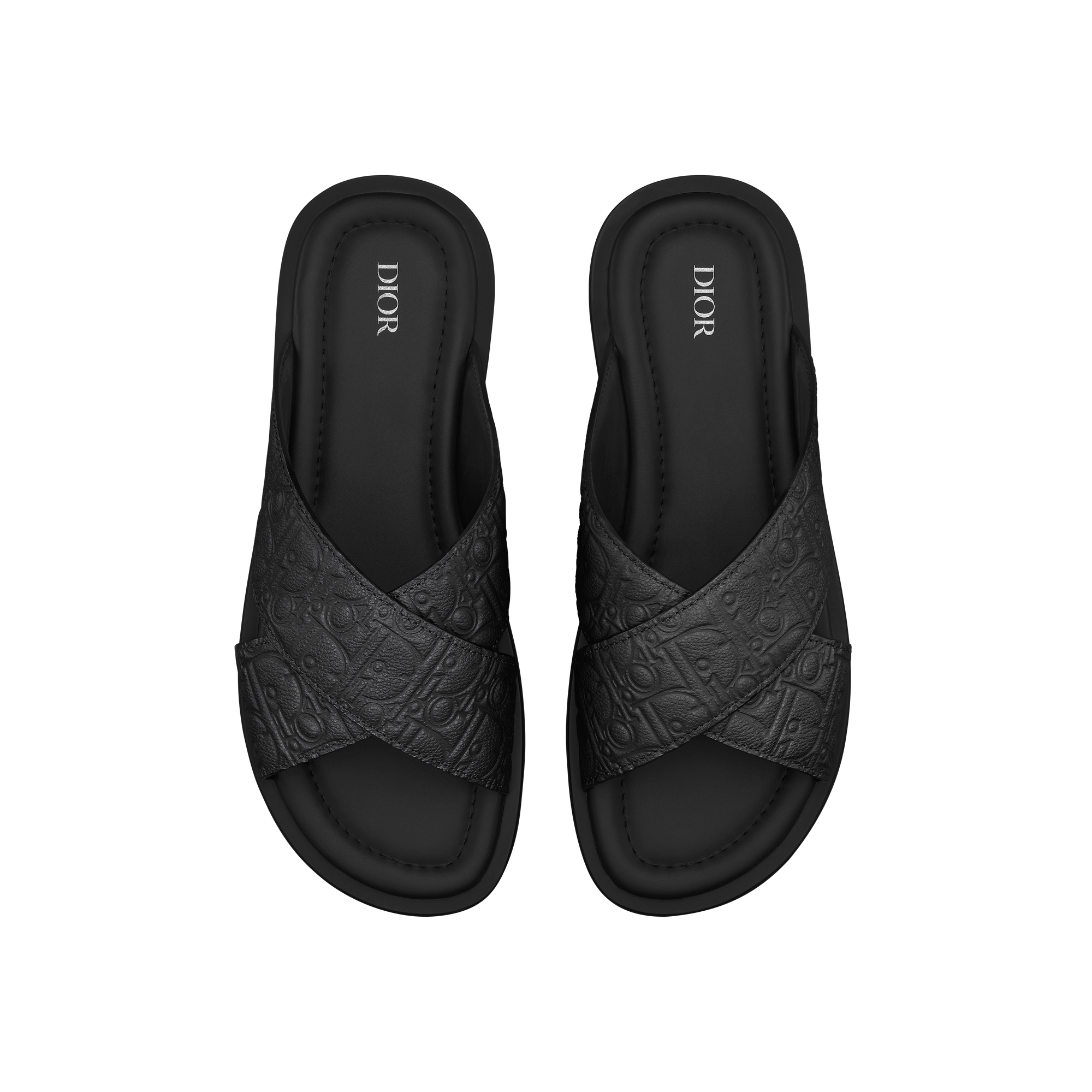 Dior Alias Sandal Black Dior Gravity leather | DIOR
