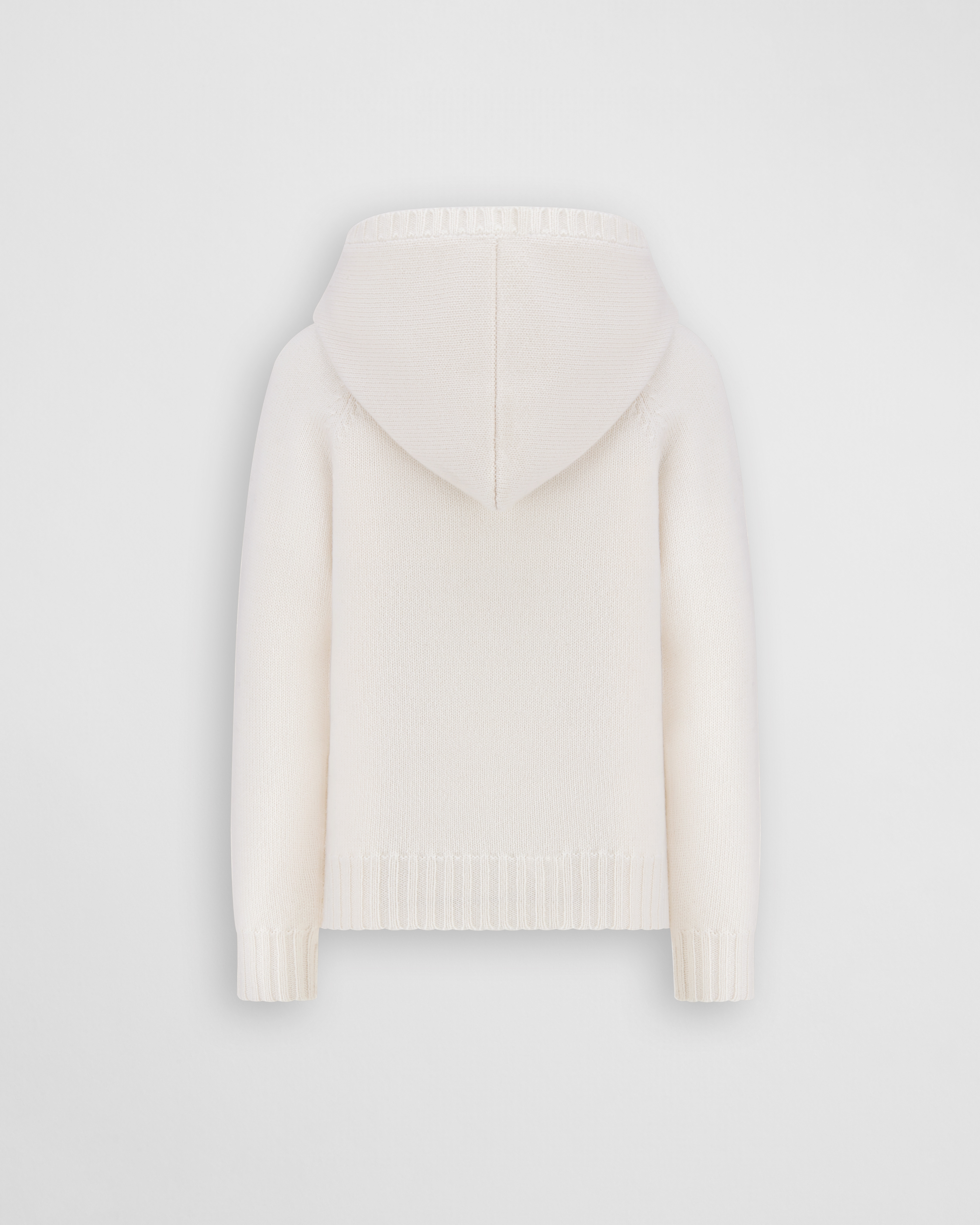 Kids' Hooded Sweater Ivory Wool Knit | DIOR