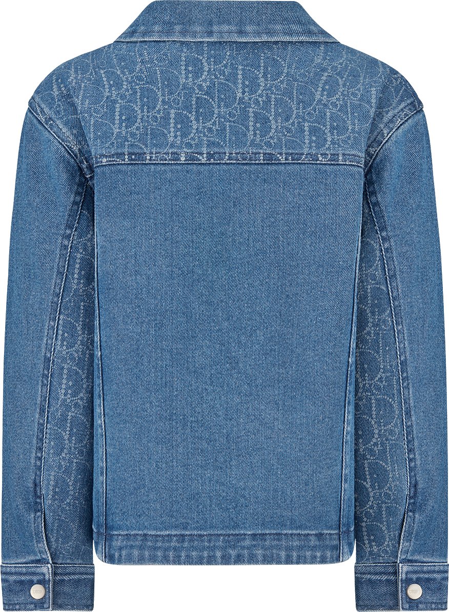 Kids' Jacket Blue Cotton Denim | DIOR