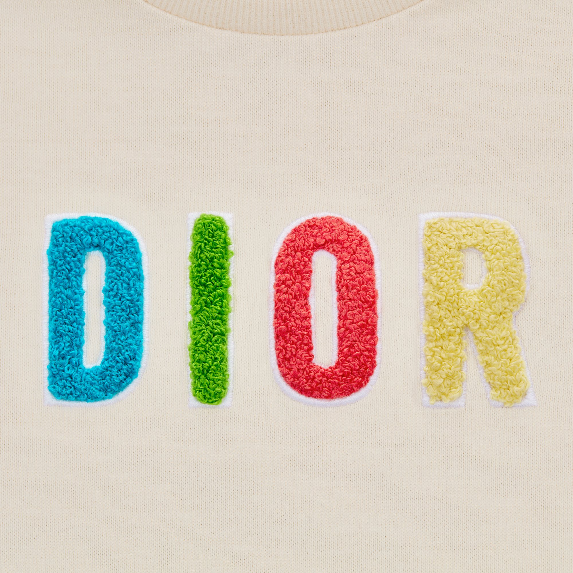Baby T-Shirt Light Beige Thick Cotton Jersey | DIOR