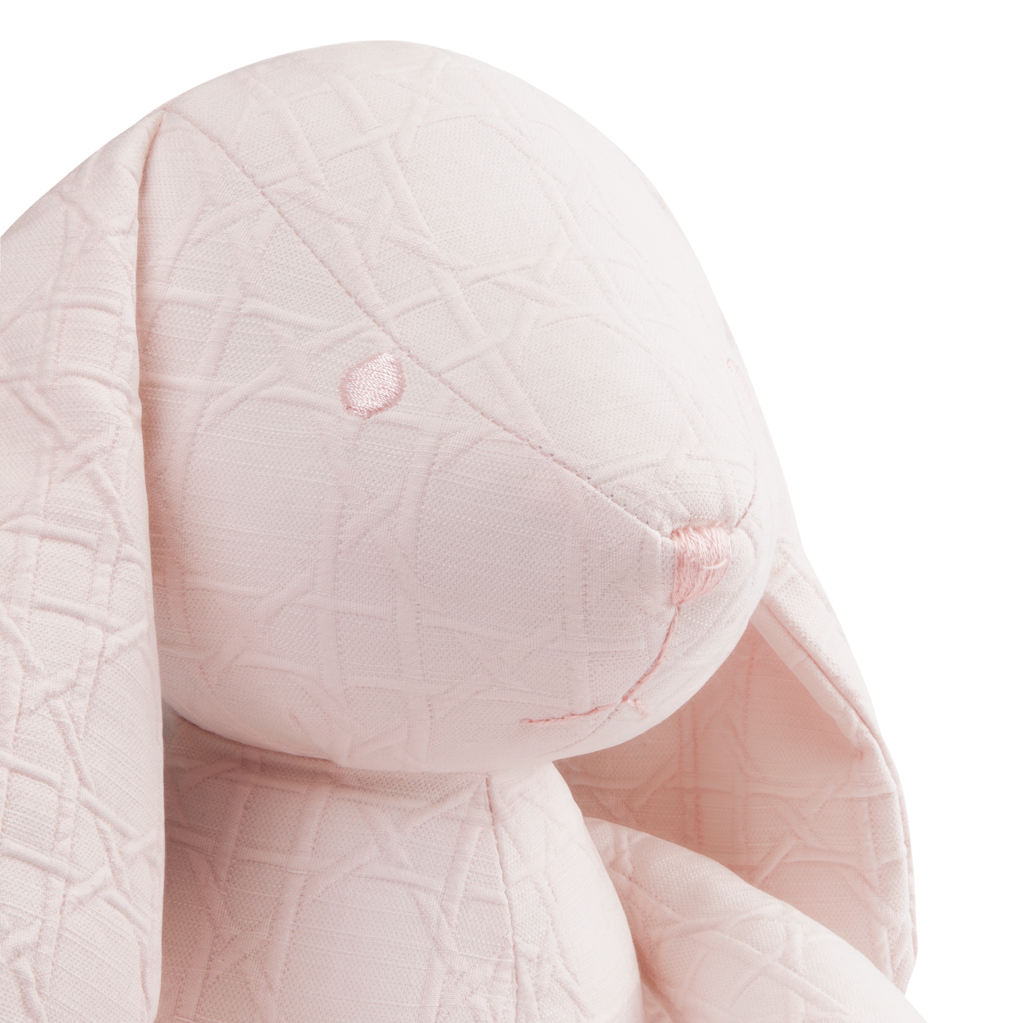 Rabbit Stuffed Toy Pale Pink Cannage Cotton | DIOR