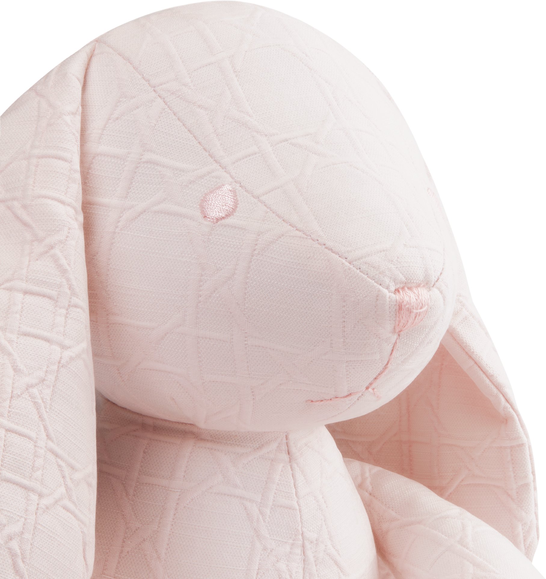 Rabbit Stuffed Toy Pale Pink Cannage Cotton | DIOR