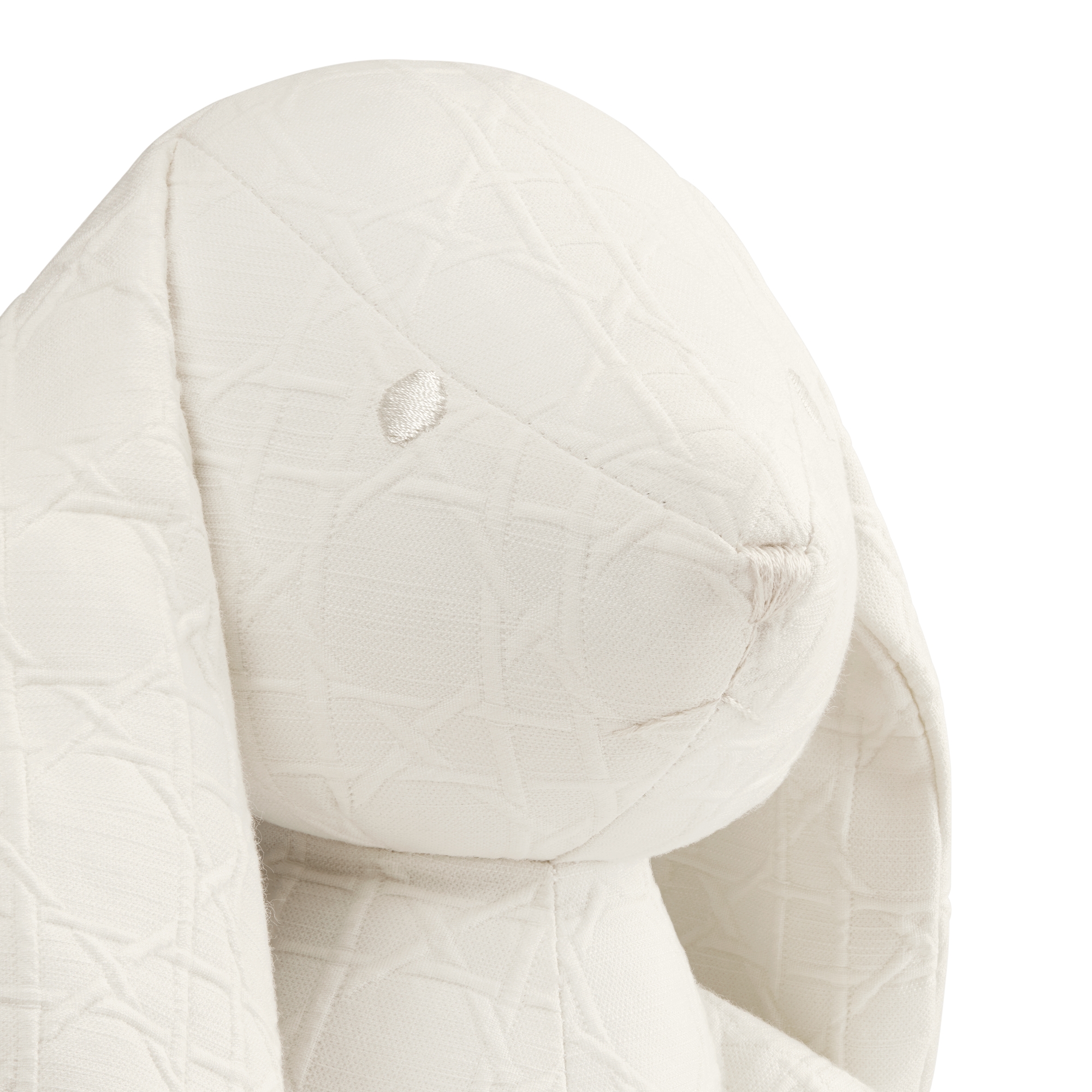 Rabbit Stuffed Toy Ivory Cannage Cotton Canvas | DIOR