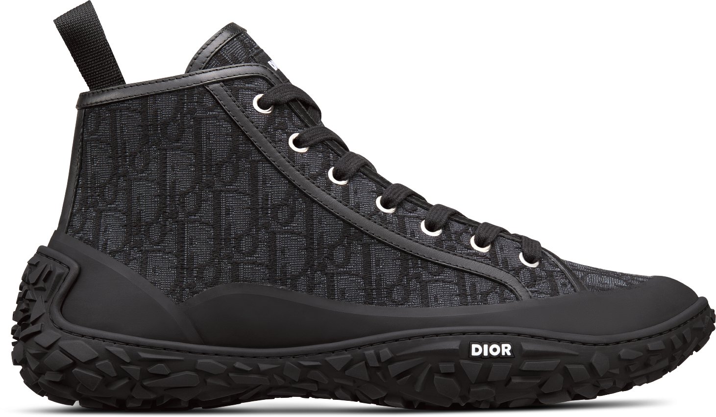 Diorizon Ankle Boot Beige and Black Dior Oblique Jacquard and Black ...