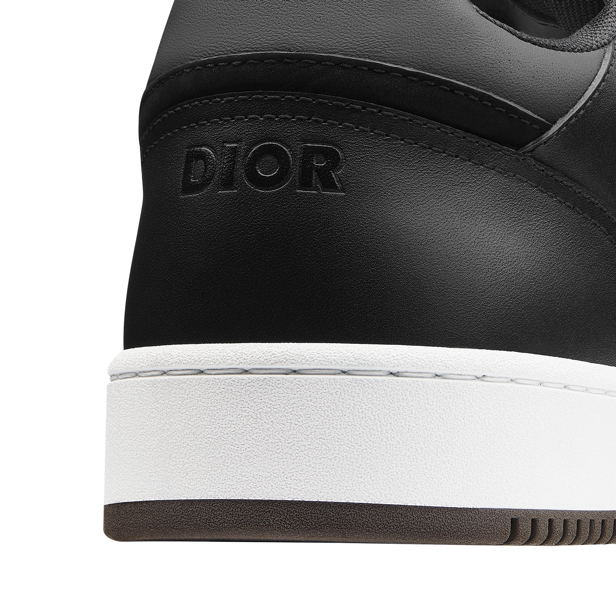 B27 Uptown Low-Top Sneaker Black Smooth Calfskin and Black Dior Oblique ...