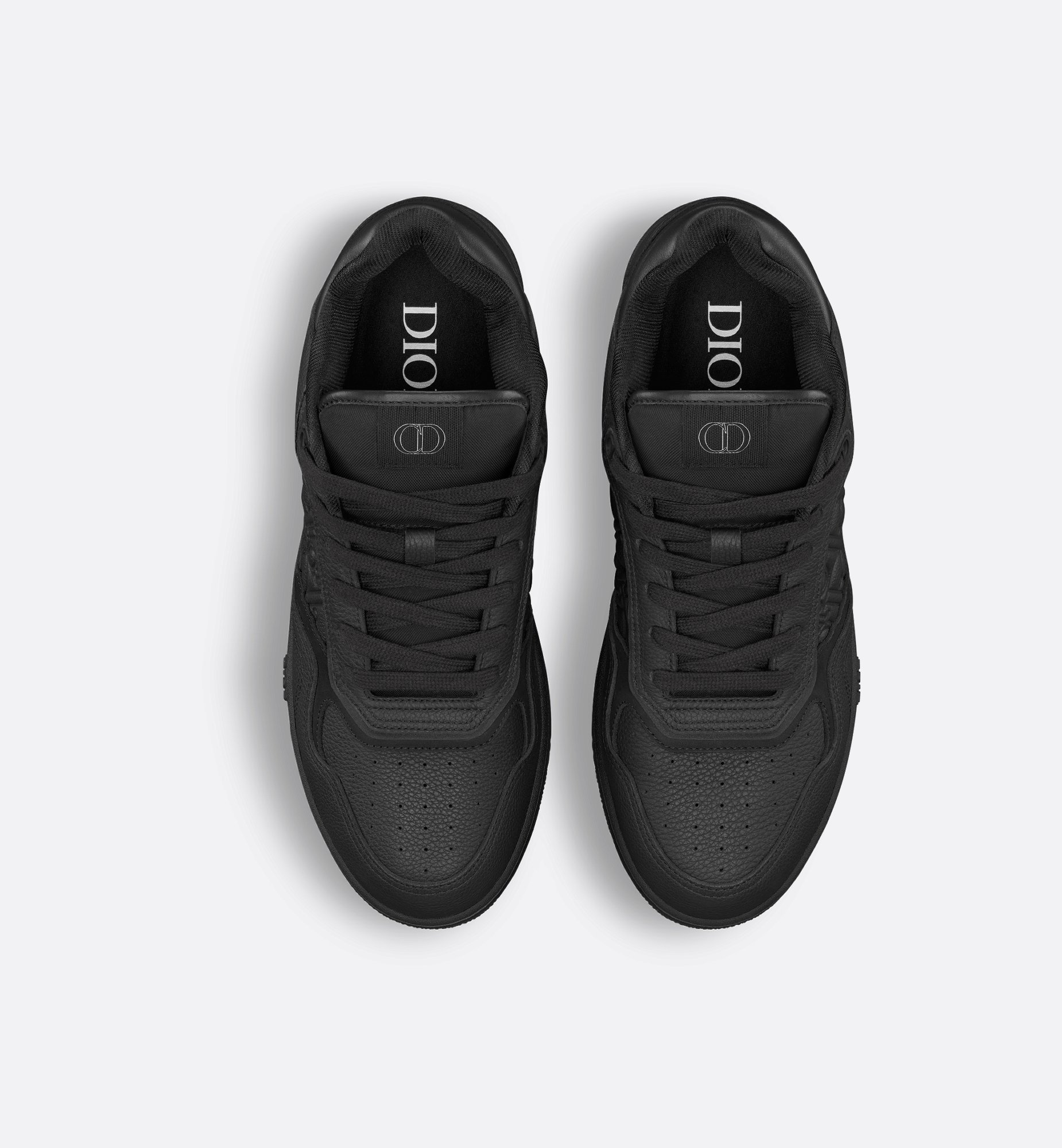 B27 Uptown Low-Top Sneaker Black Grained Calfskin and Black B27 Uptown Low-Top Sneaker Black Grained Calfskin and Black