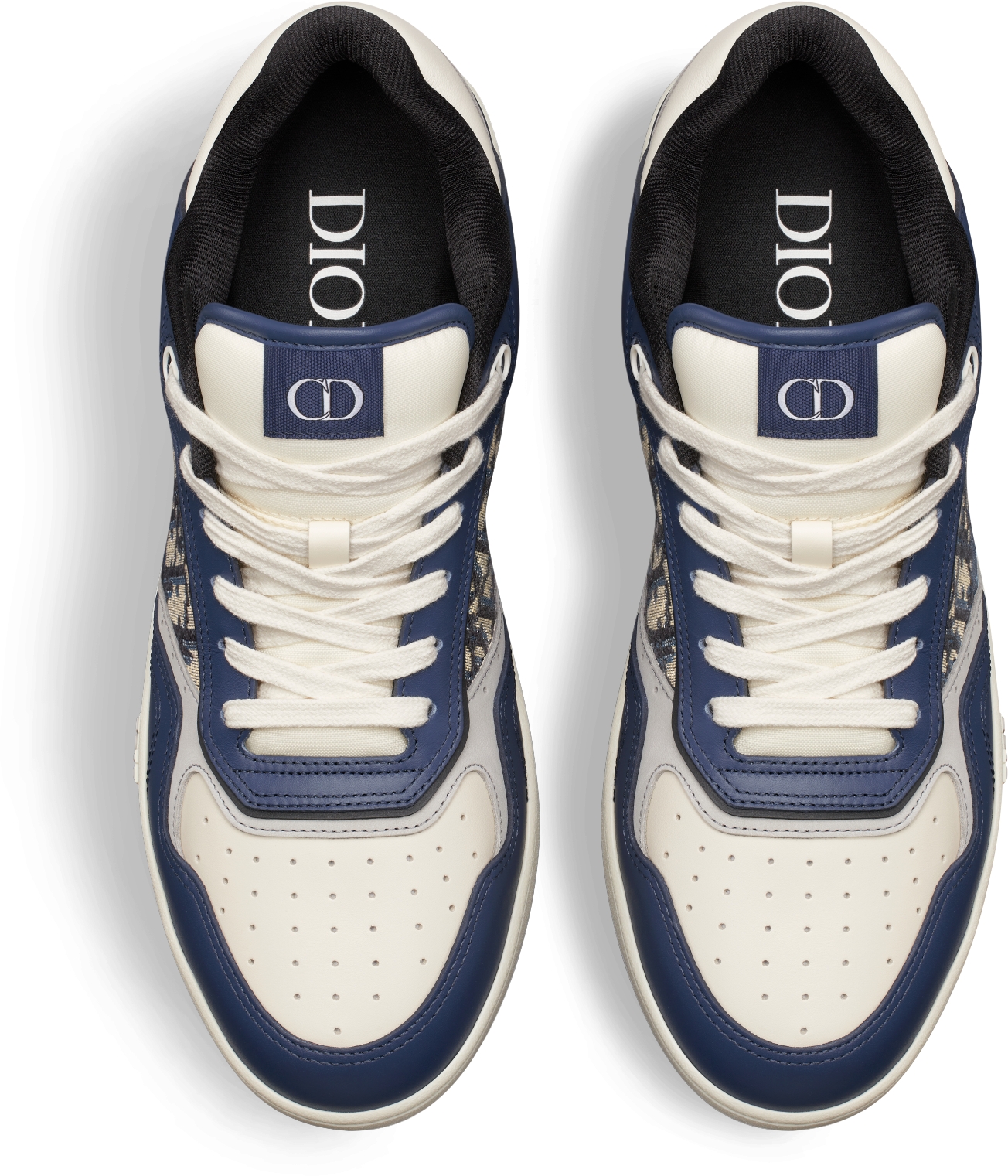 B27 Low-Top Sneaker Blue, Cream and Dior Gray Smooth Calfskin with ...