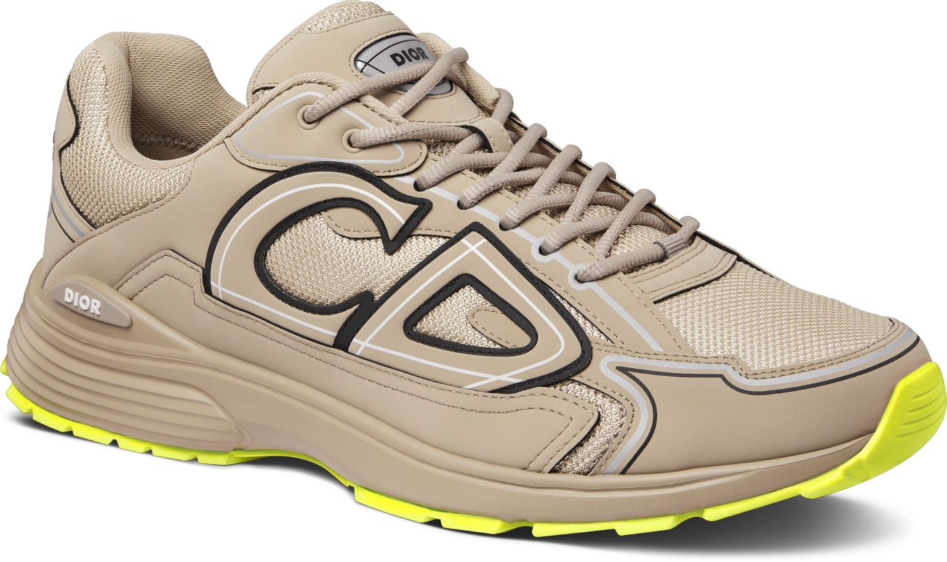 B30 Sneaker Beige Mesh and Technical Fabric | DIOR