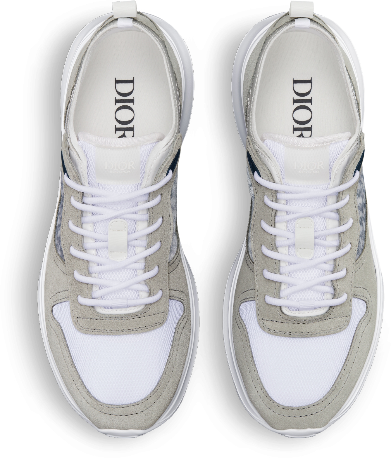 DIOR | B25 ランナー スニーカー スエード・テクニカル メッシュ・ディオール オブリーク キャンバス