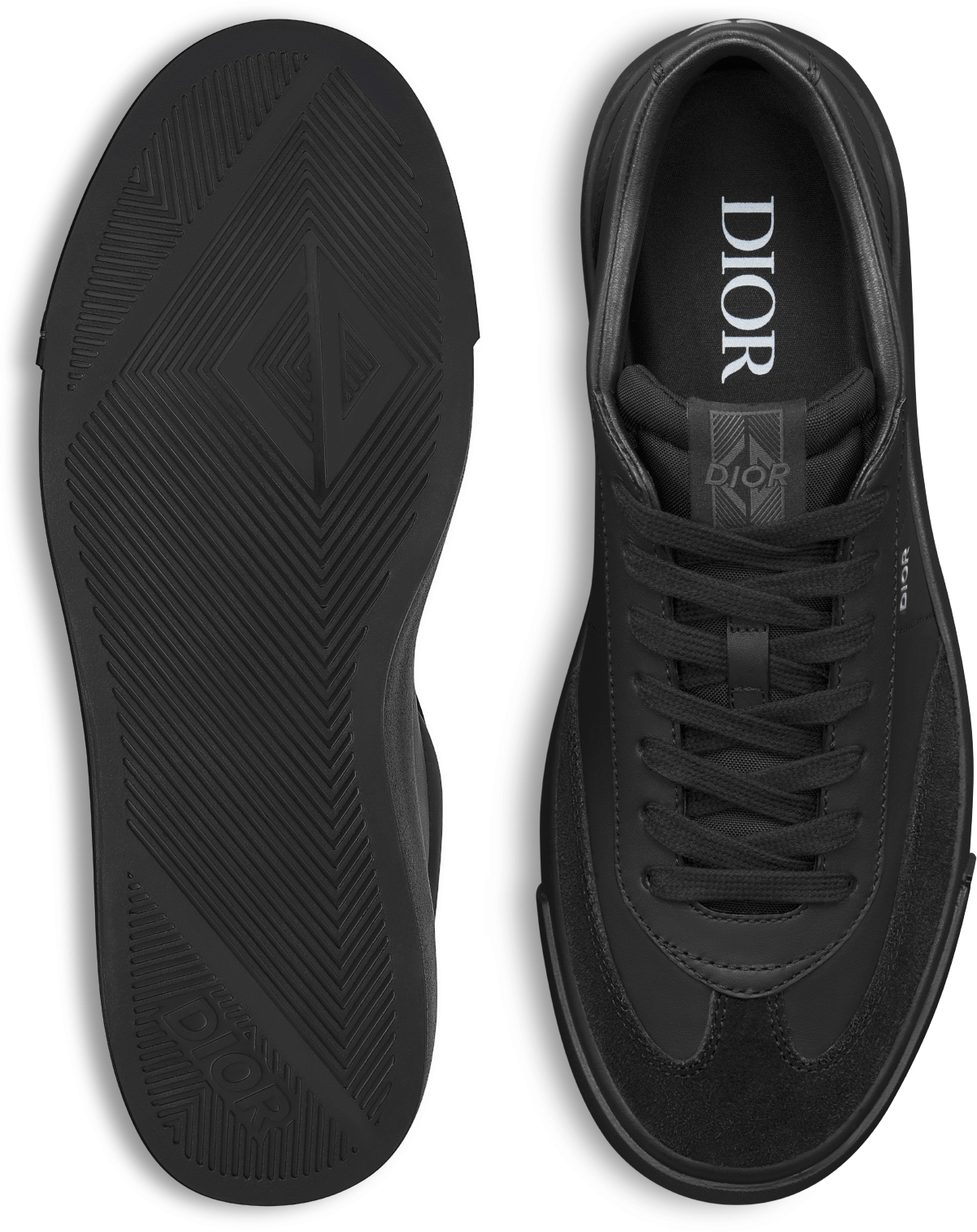 B101 Sneaker Black Smooth Calfskin and Nubuck | DIOR
