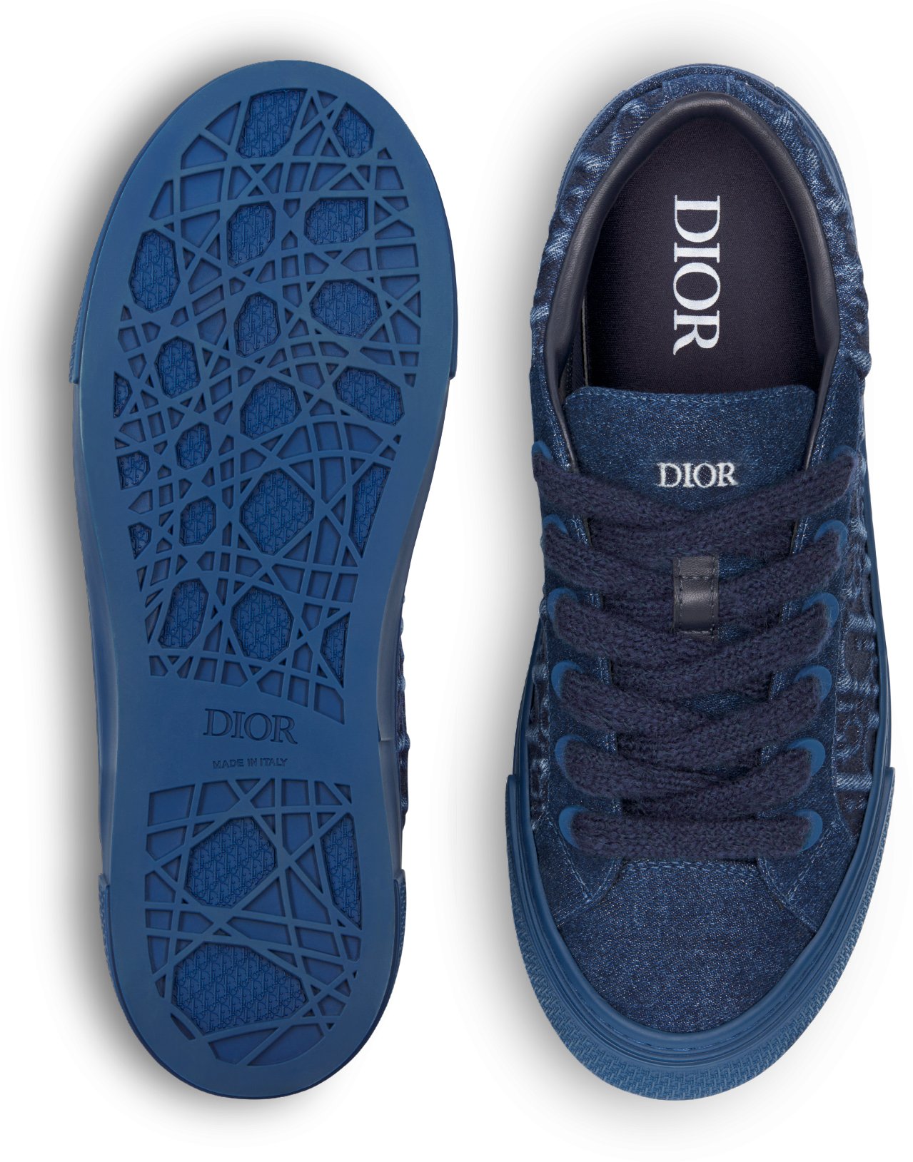 B33 Spin Sneaker Blue Dior Oblique Denim | DIOR