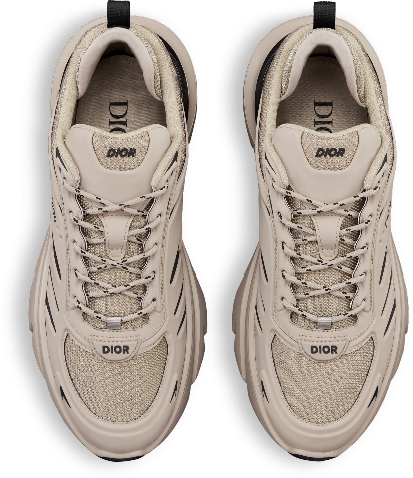 Sneaker B44 Blade Malla y tejido técnico beige | DIOR