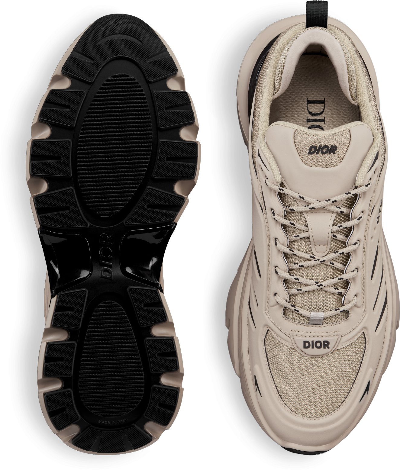 B44 Blade Sneaker Beige Mesh and Beige Technical Fabric | DIOR
