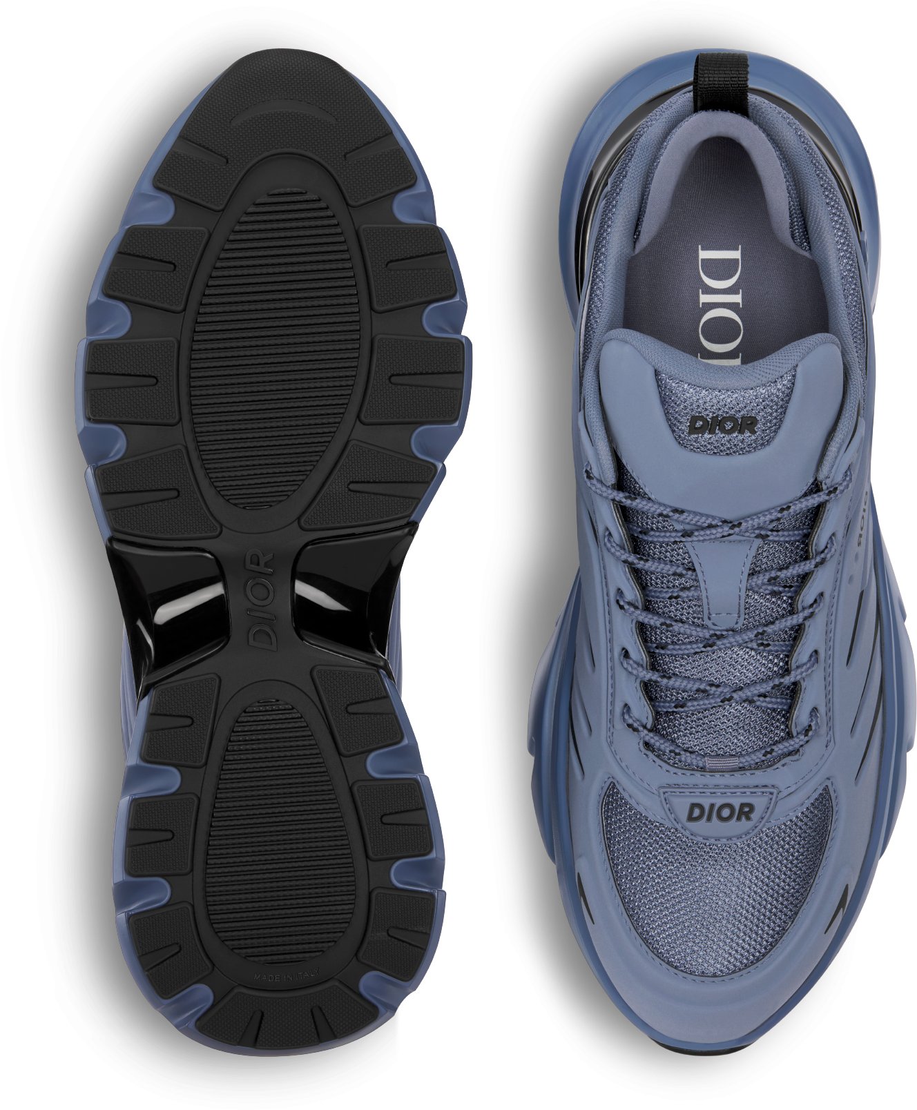 B44 Blade Sneaker Blue Technical Mesh and Blue Technical Fabric | DIOR