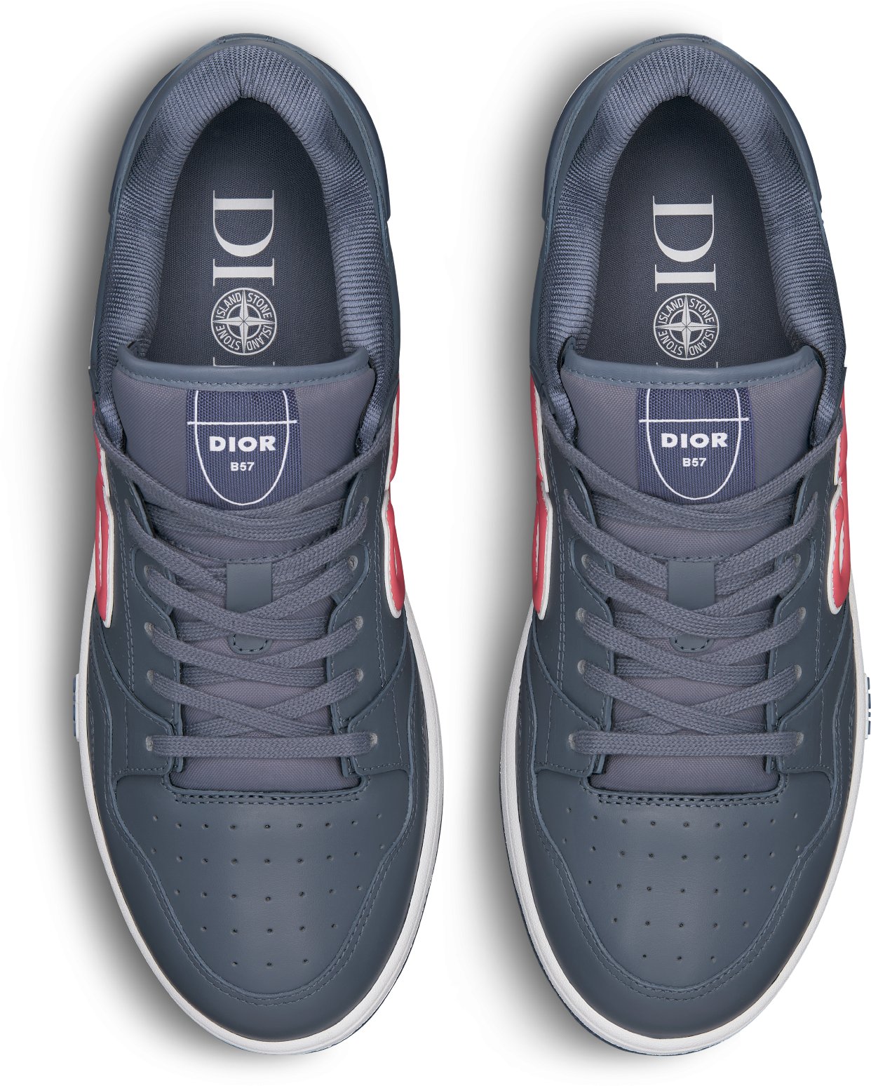 DIOR AND STONE ISLAND Lage B57 Dribble-sneaker – BEPERKTE EN GENUMMERDE ...