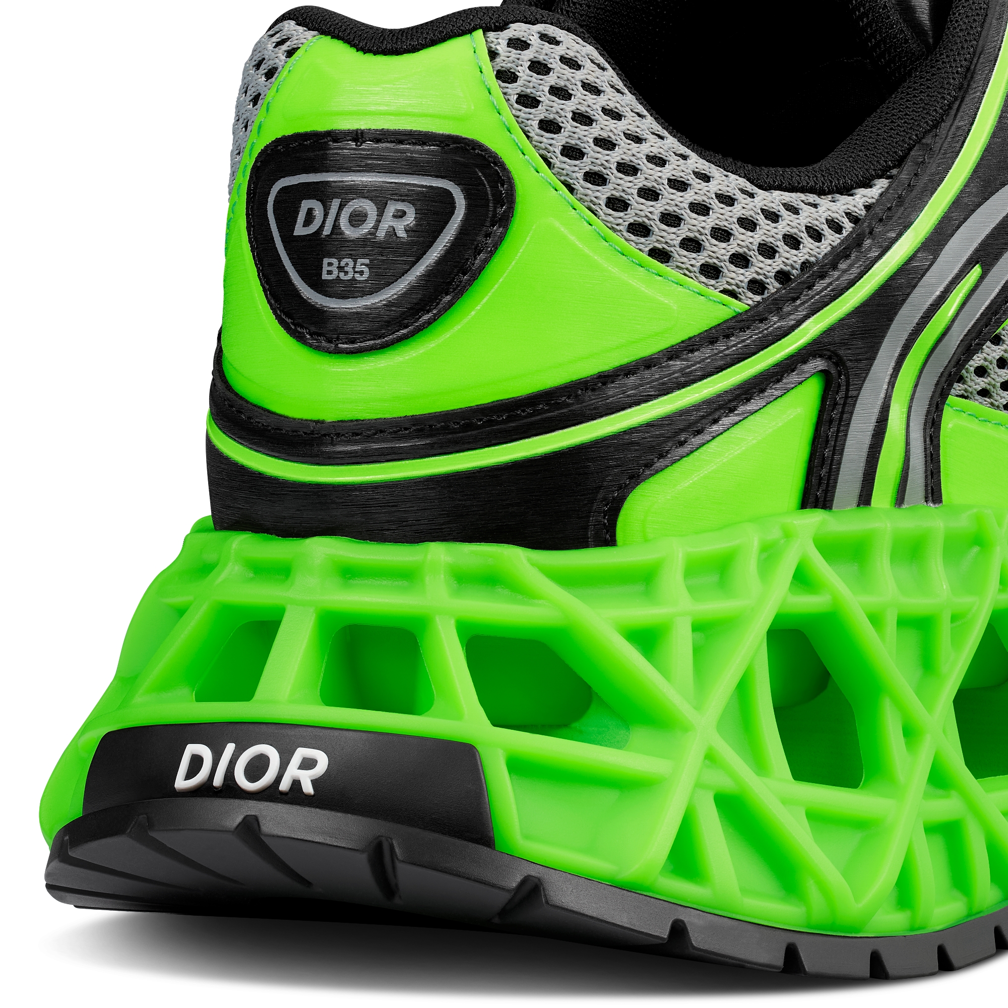 Sneaker B35 NXXT – EDIÇÃO LIMITADA E NUMERADA Canvas técnico verde-neon ...