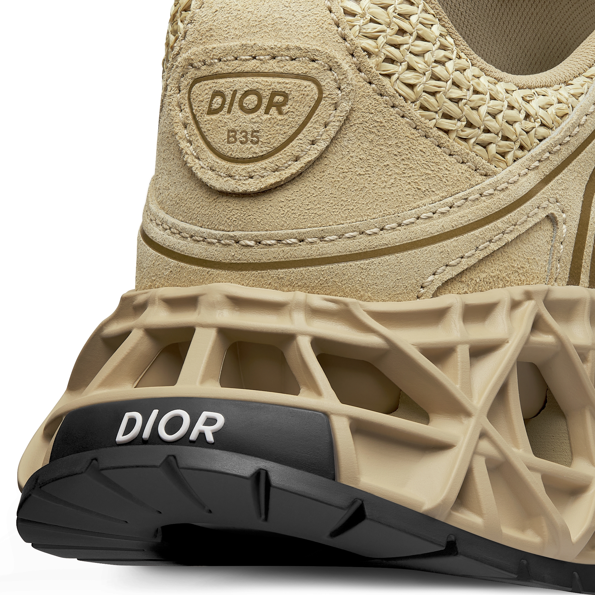 B35 NXXT-sneaker – BEPERKTE EN GENUMMERDE OPLAGE Beige suède en beige ...