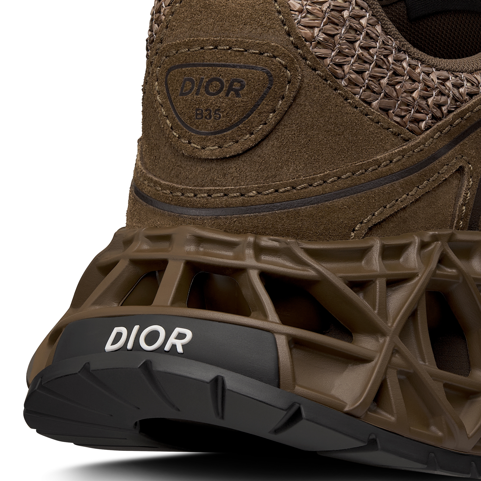 Sneaker B35 NXXT – ÉDITION LIMITÉE ET NUMÉROTÉE Suède marron et matière ...