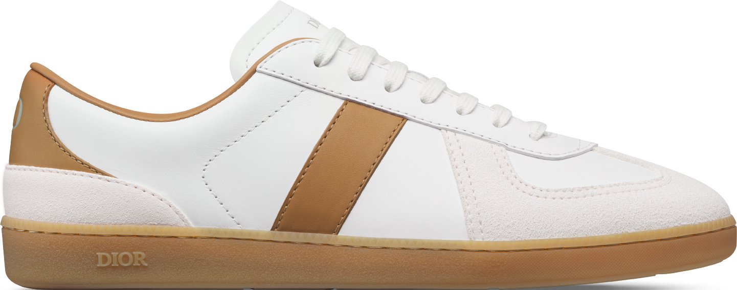 B01 Matchpoint Sneaker Black and White Smooth Calfskin with Gray Suede ...