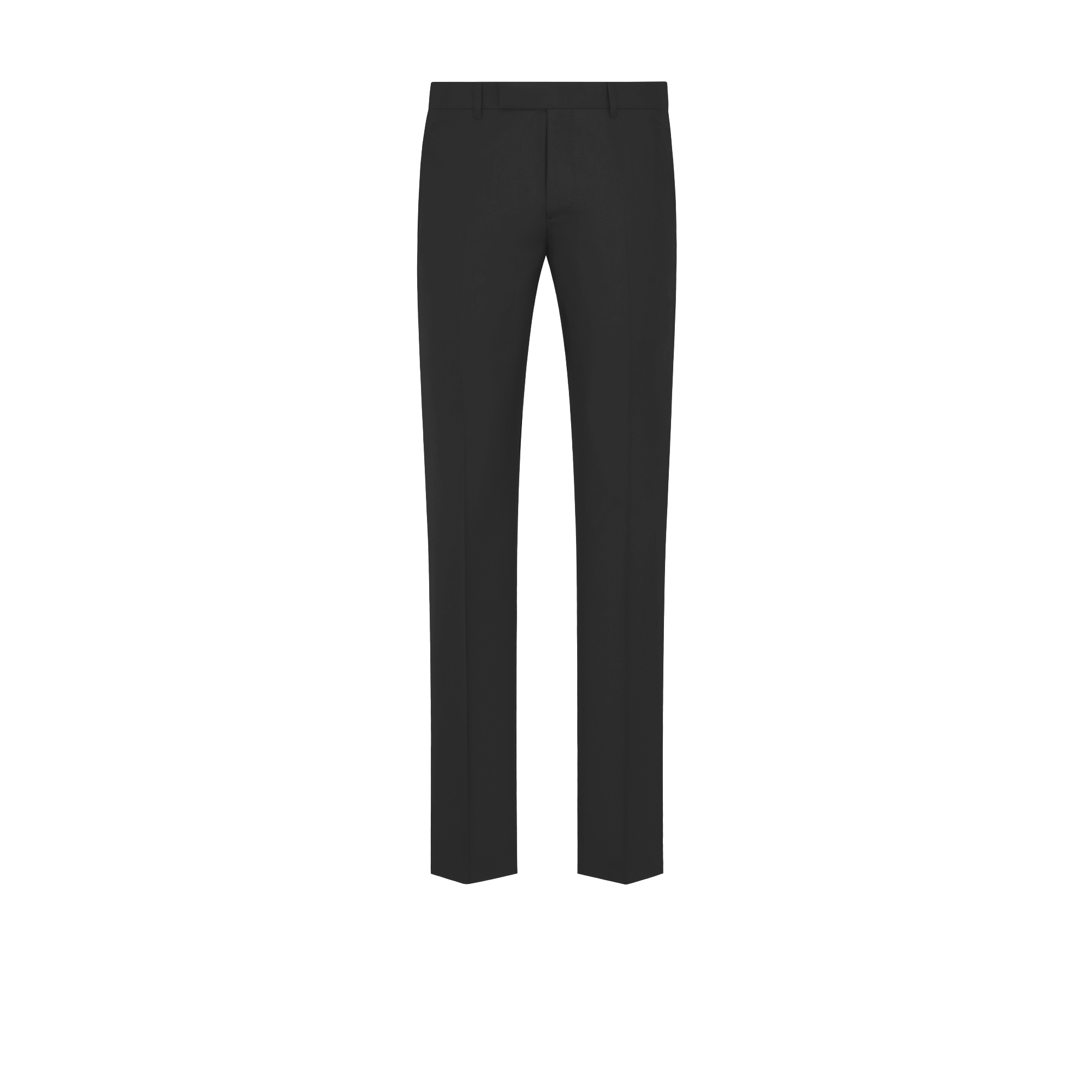 Dior Icons Regular-Fit Pants Black Wool and Cashmere Twill | DIOR