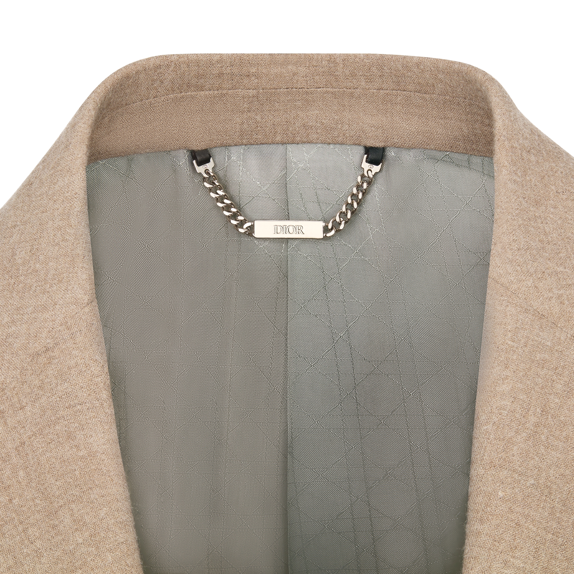 Dior Icons Jacket Beige Cashmere-Blend Flannel | DIOR