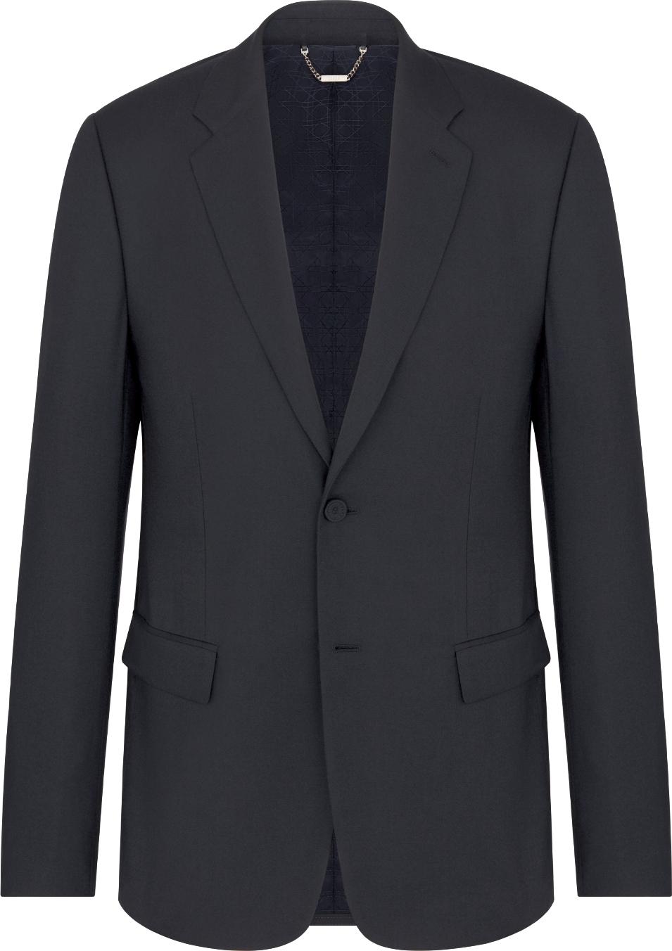 Dior Icons Jacket Blue Cashmere and Silk Twill | DIOR