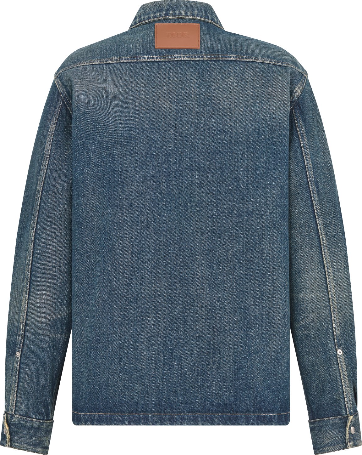 Overshirt Blue Cotton Twill | DIOR