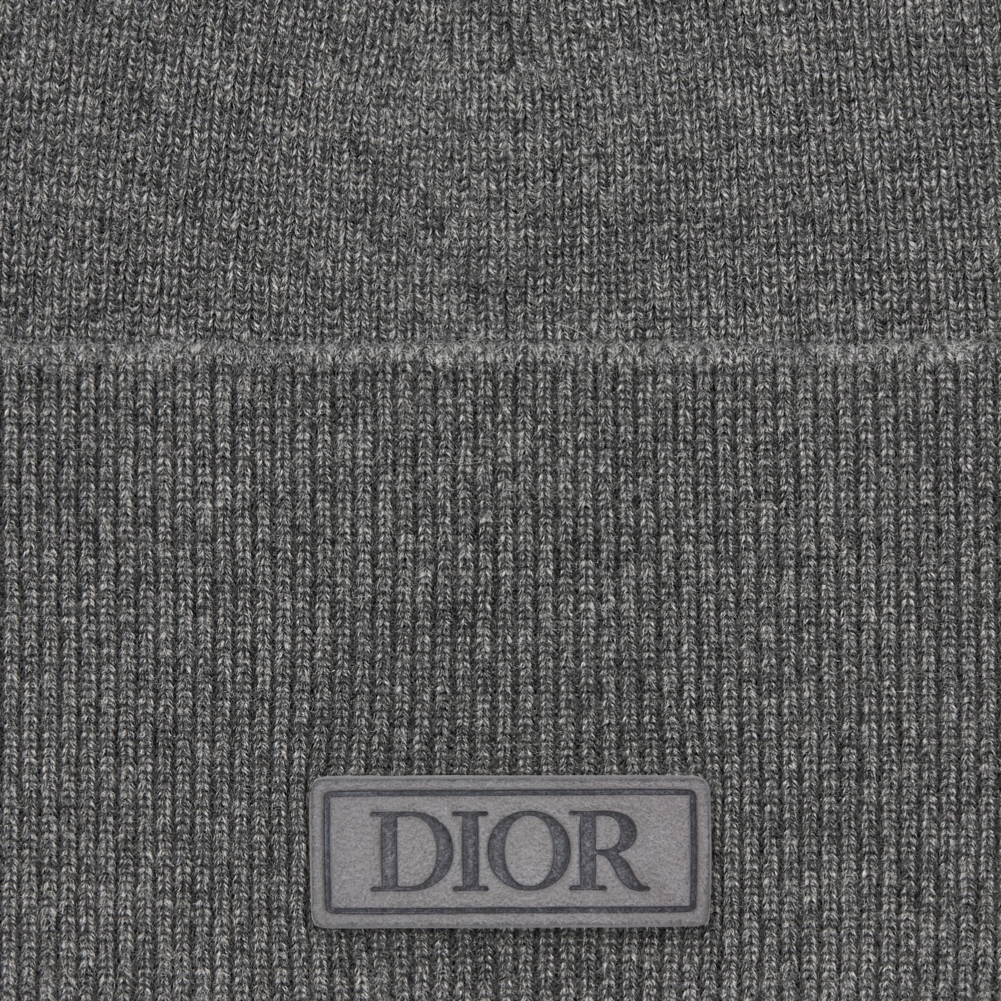 Bonnet Dior Icons Cachemire gris chiné | DIOR