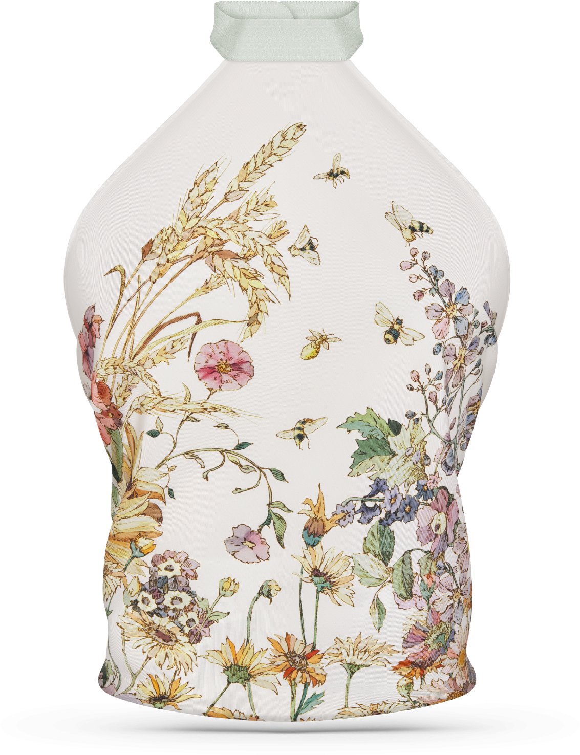 Dior 4 Saisons Été Dior Silk Top White Multicolor Silk Twill | DIOR