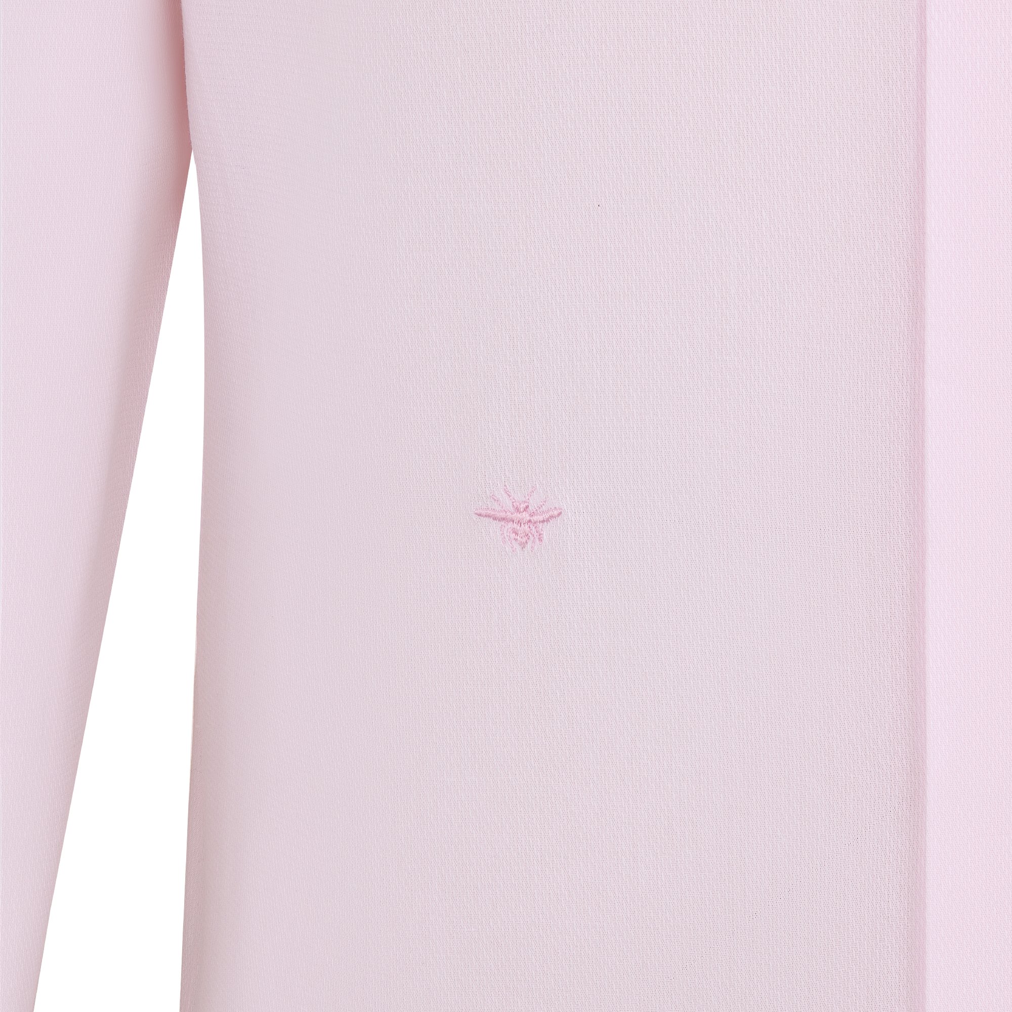 Shirt with Bee Embroidery Pink Cotton Piqué | DIOR