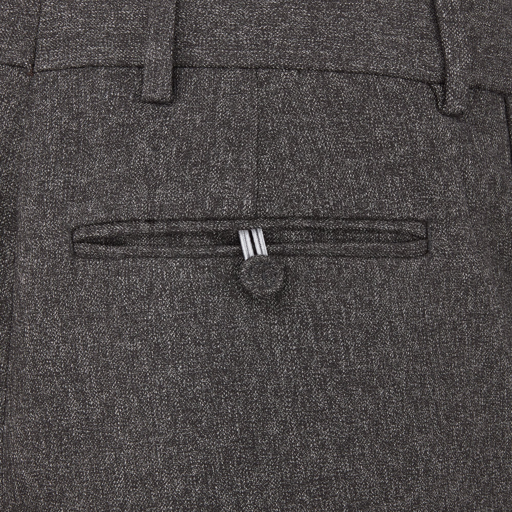 Flared Pants Gray Virgin Wool and Silk | DIOR