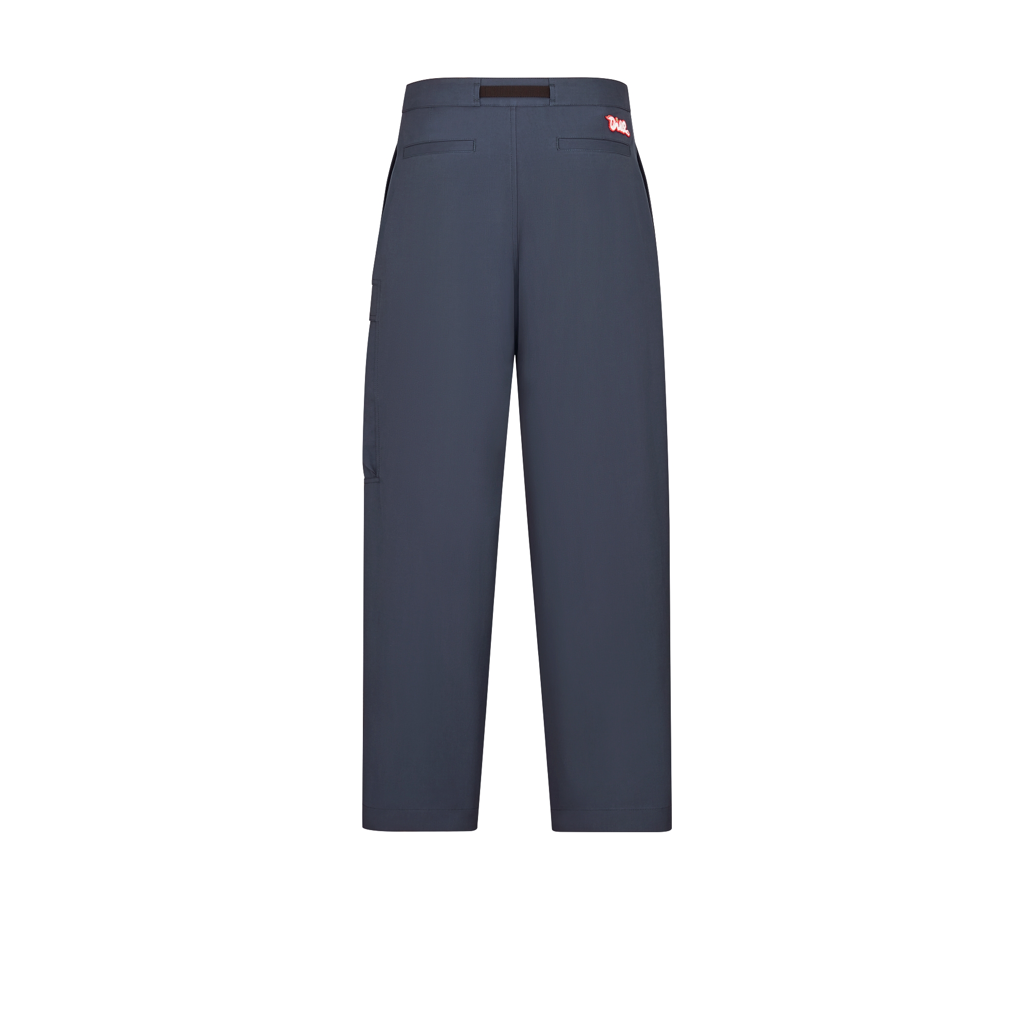 DIOR AND KAWS Cargo Pants Navy Blue Cotton Faille | DIOR