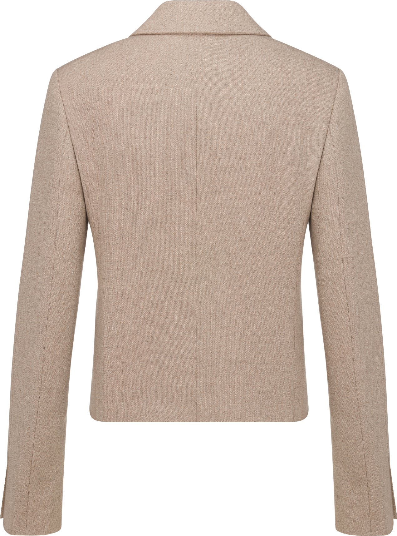 Cropped Jacket Beige Felted Cashmere and Virgin Wool | DIOR