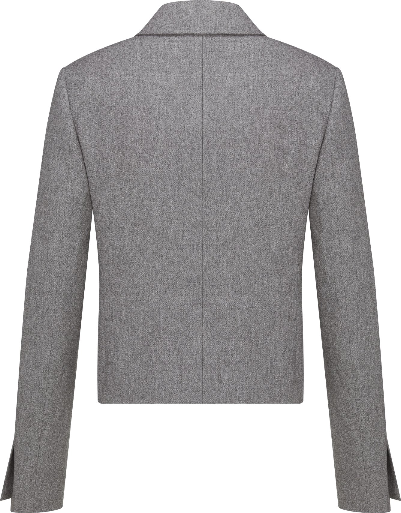 Cropped Jacket Gray Felted Cashmere and Virgin Wool | DIOR