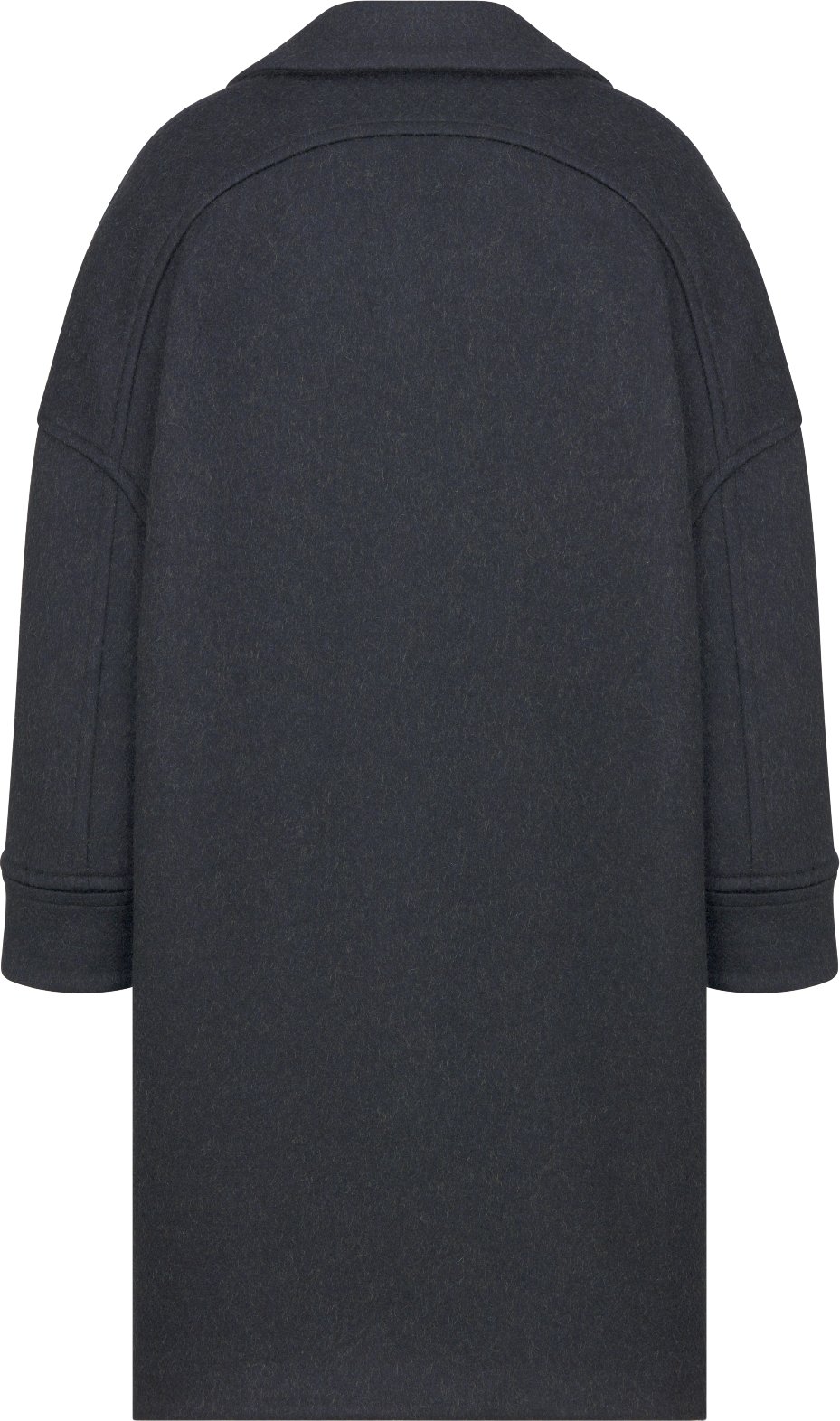 Long Coat Black Camel Wool, Mohair and Virgin Wool Blend | DIOR