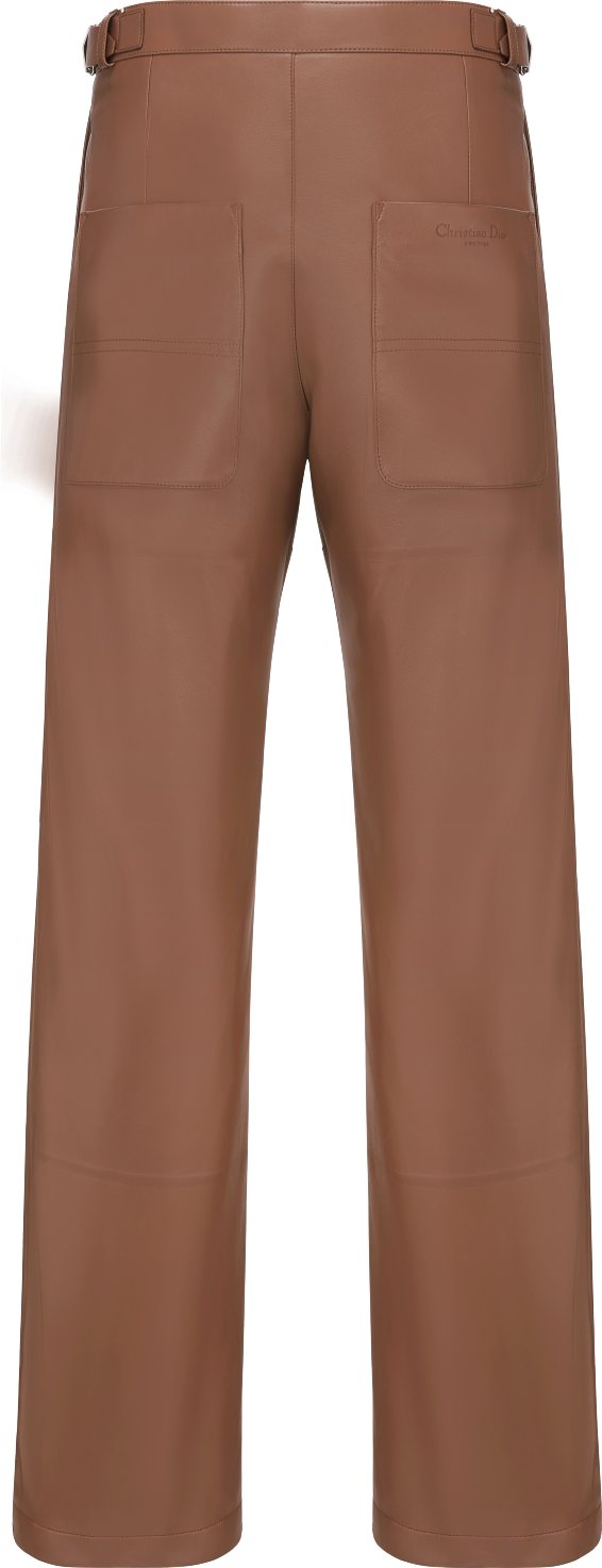 Christian Dior Couture Pants Brown Lambskin | DIOR