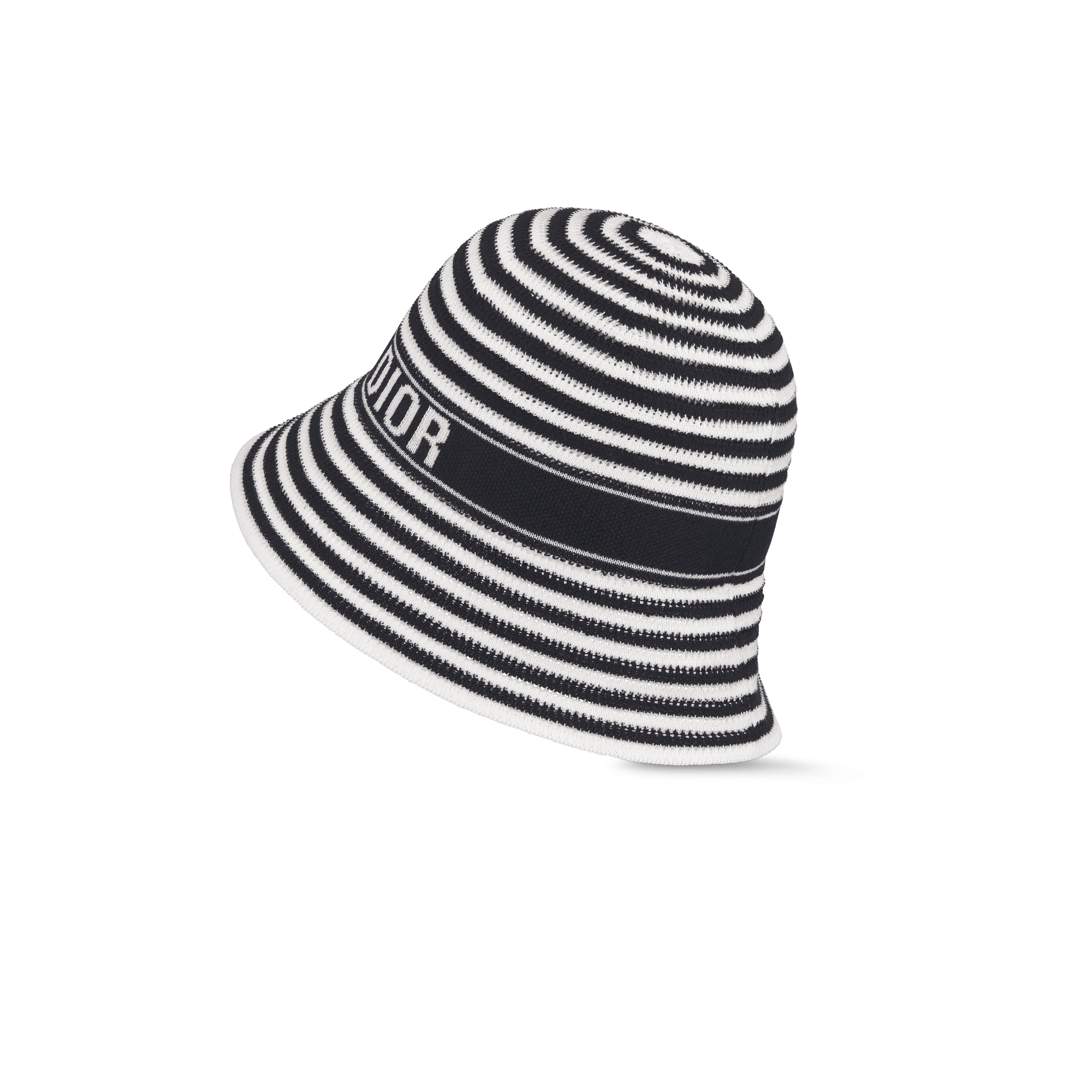 Cloche D-Tulipe Dioriviera à petit bord Maille de coton mélangé bleu ...