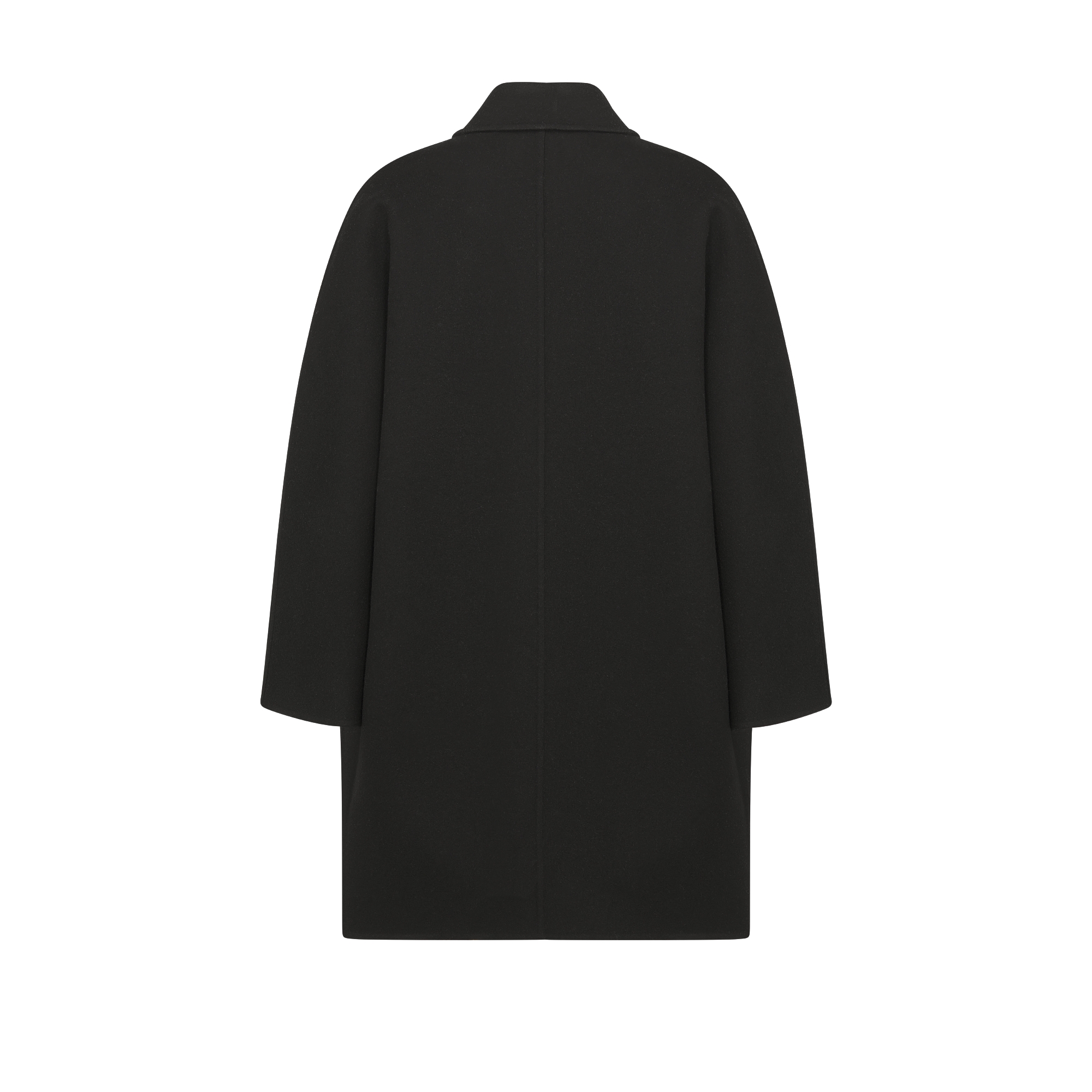 Loose Peacoat Black Double-Sided Virgin Wool and Cashmere | DIOR