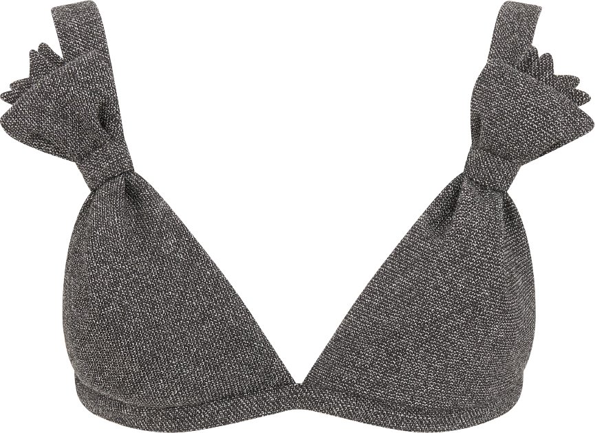 Bralette Gray End-on-End Virgin Wool | DIOR