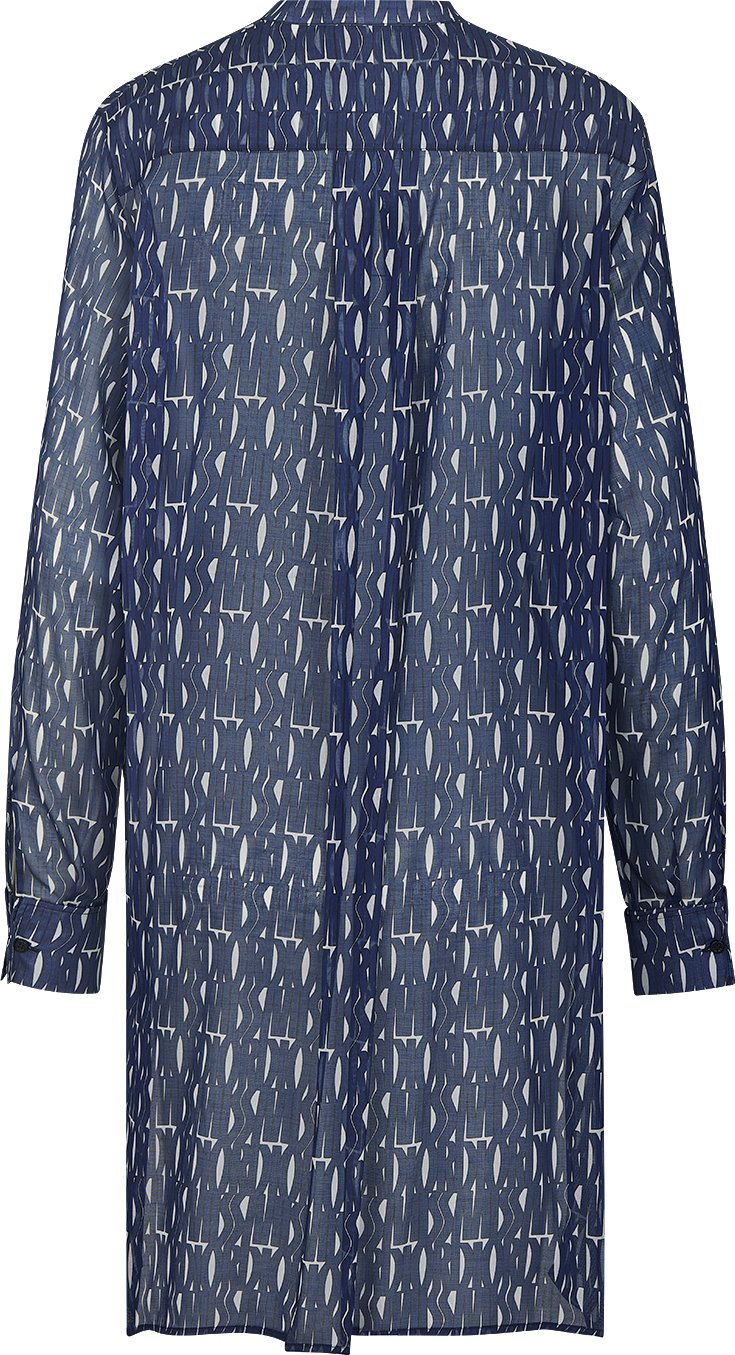 Blusa Muselina de algodón blanca con motivo Miss Dior Allover azul ...