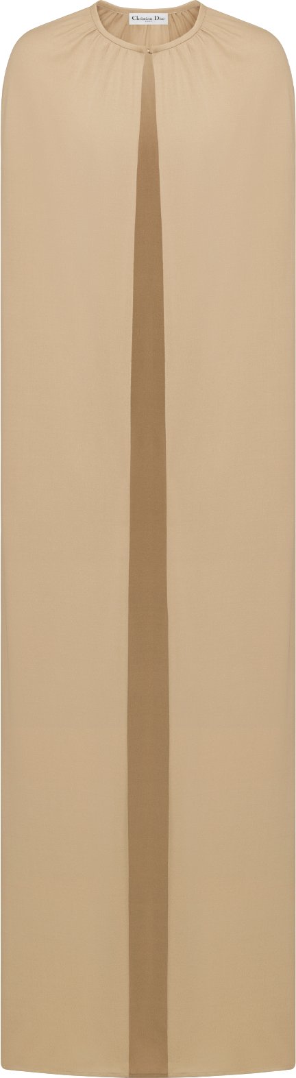 Long Cape Beige Technical Jersey | DIOR