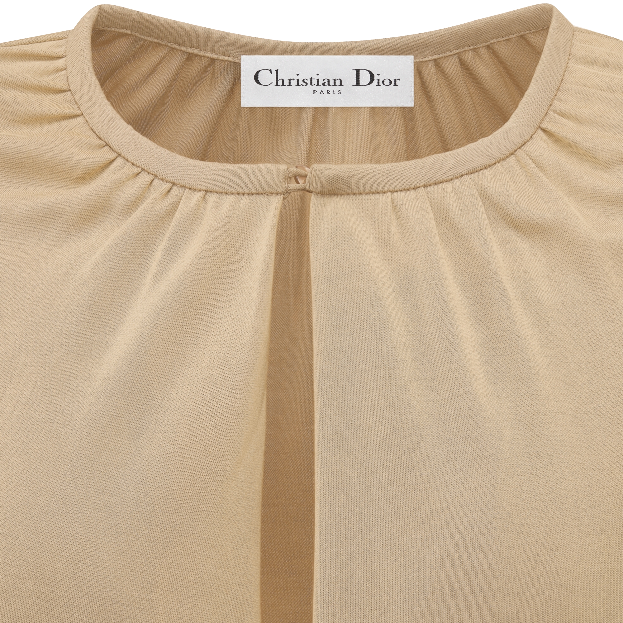 Long Cape Beige Technical Jersey | DIOR