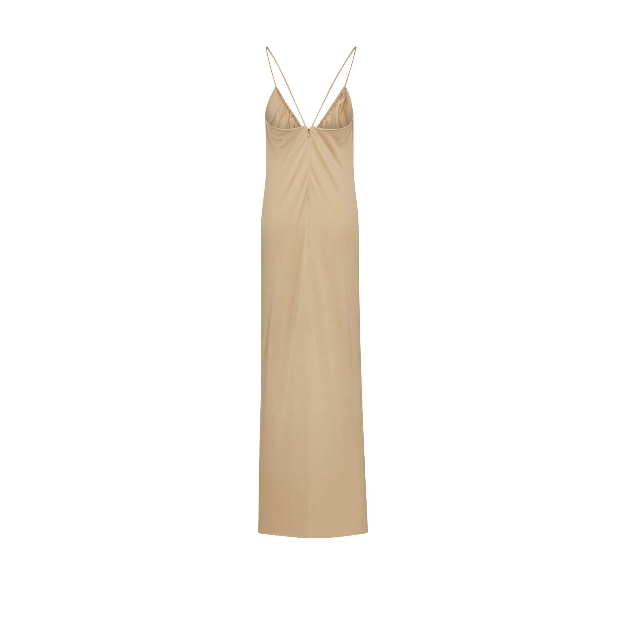 Robe longue Jersey technique beige | DIOR