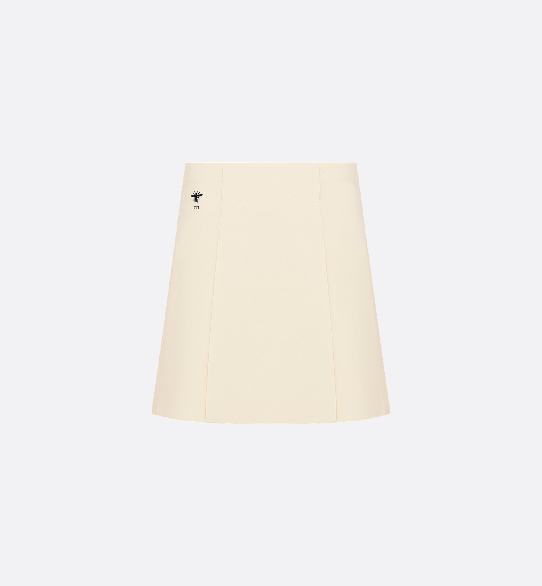 Cropped Perfecto White Goatskin with Black Miss Dior Cropped Perfecto White Goatskin with Black Miss Dior