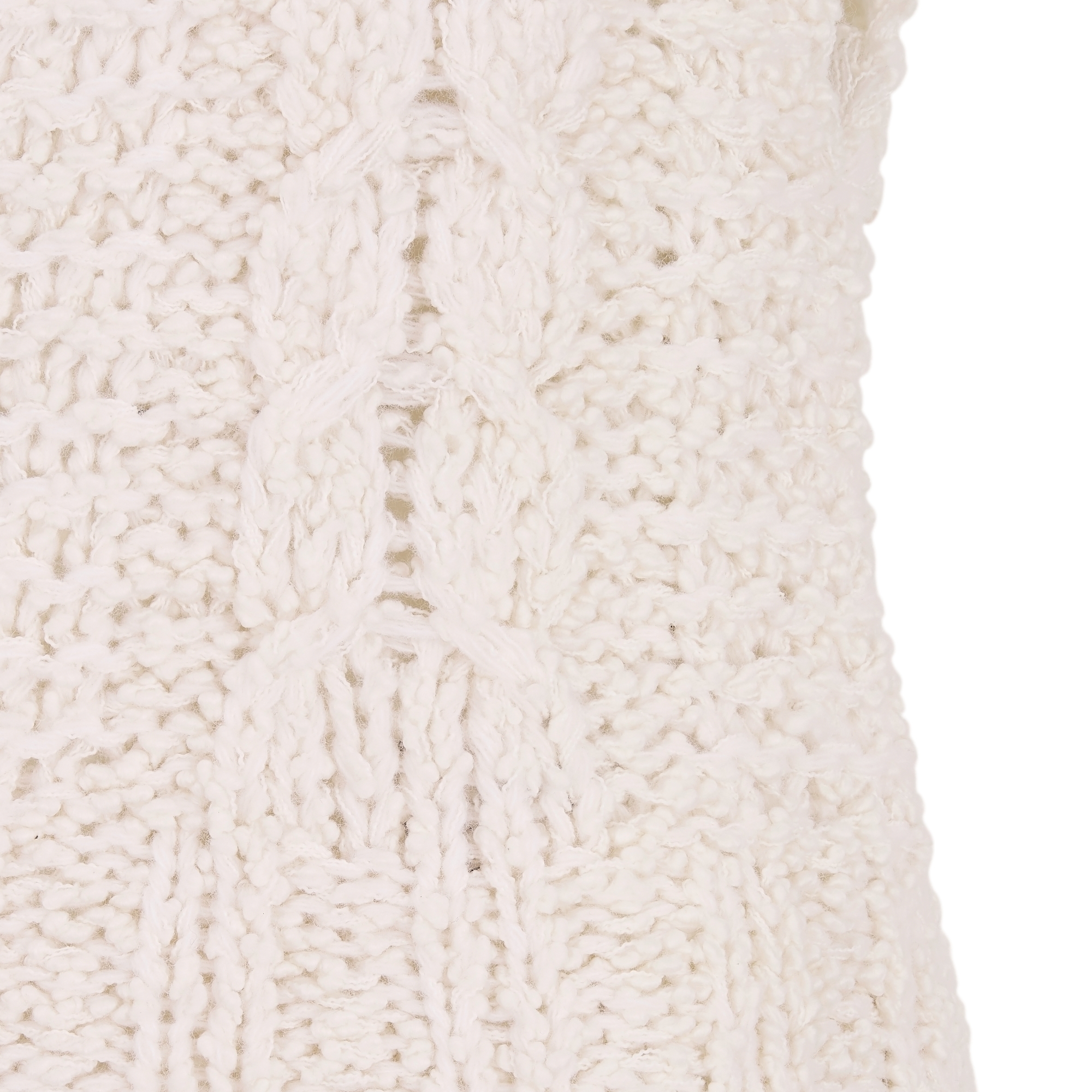 Chaleco de punto Punto de mezcla de algodón y lana color crudo | DIOR