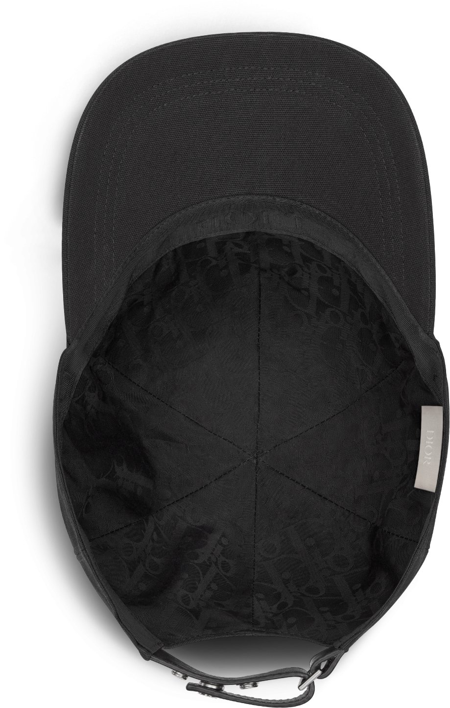Baseball Cap with Handwritten Christian Dior Signature Black Cotton ...