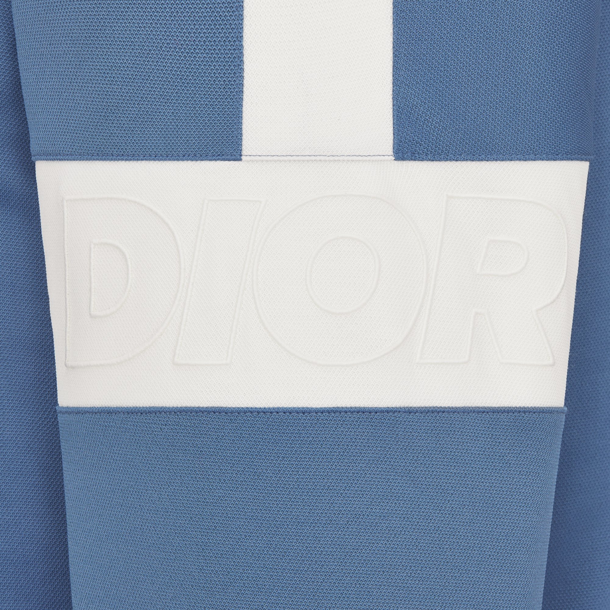 DIOR AND PARLEY Zipped Track Jacket Blue and White Parley Ocean Plastic ...